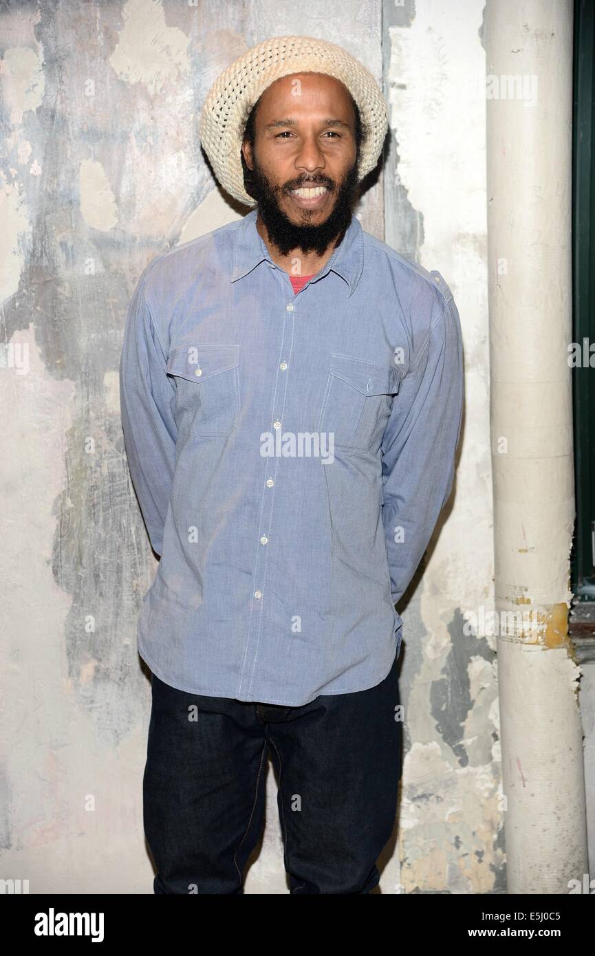 New York, NY, USA. 1st Aug, 2014. Ziggy Marley in attendance for AOL ...