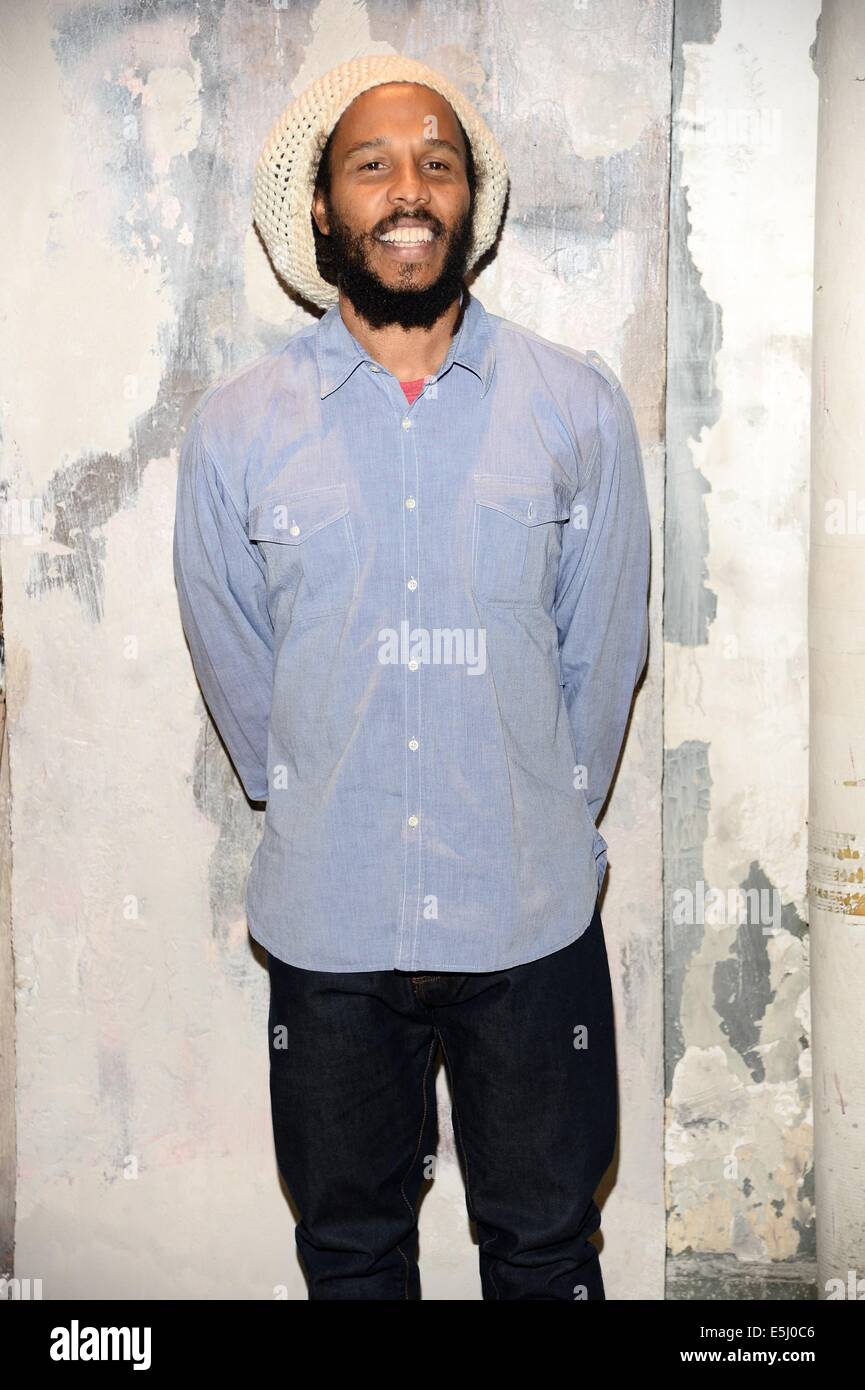 New York, NY, USA. 1st Aug, 2014. Ziggy Marley in attendance for AOL ...