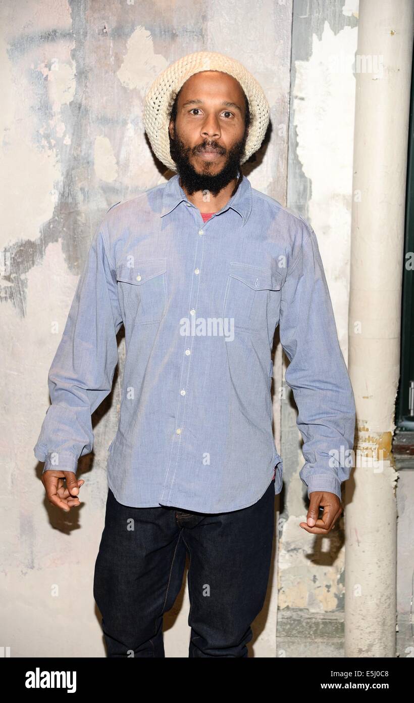 New York, NY, USA. 1st Aug, 2014. Ziggy Marley in attendance for AOL ...