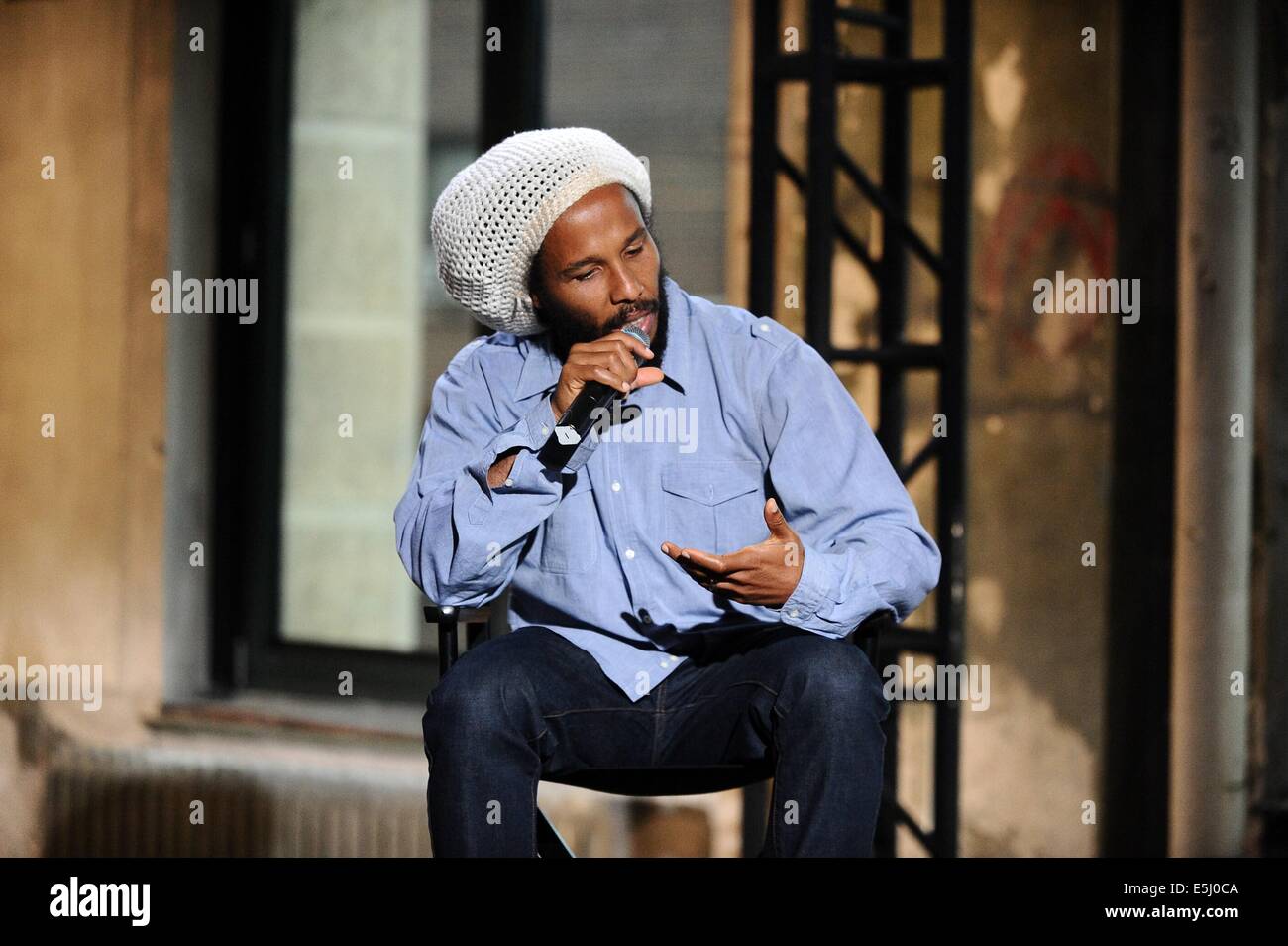New York, NY, USA. 1st Aug, 2014. Ziggy Marley in attendance for AOL ...