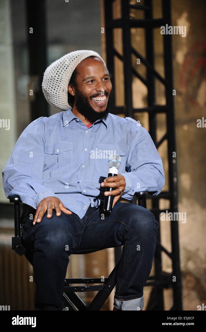 New York, NY, USA. 1st Aug, 2014. Ziggy Marley in attendance for AOL ...