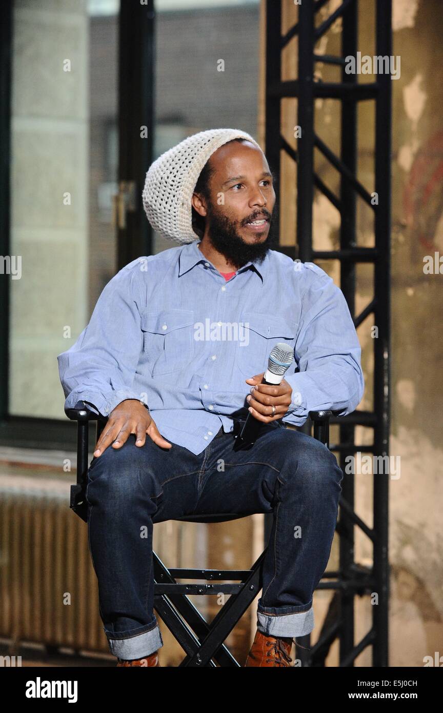 New York, NY, USA. 1st Aug, 2014. Ziggy Marley in attendance for AOL ...