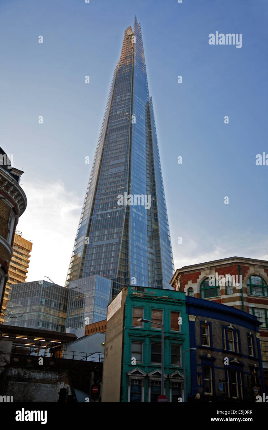 View of the Shard as seen from Tooley Street, London, England, United ...