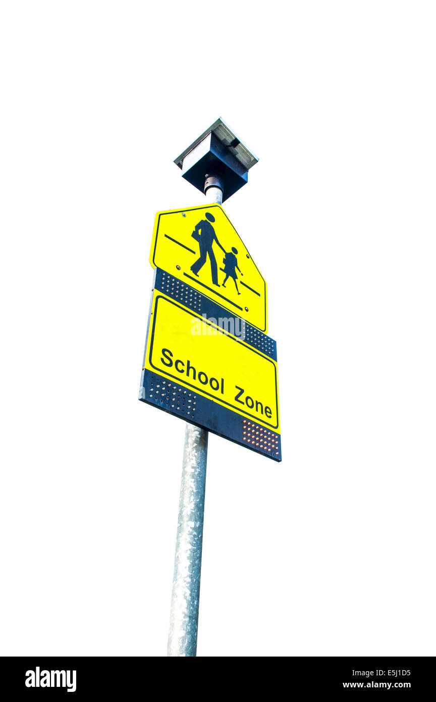 School warning sign hi-res stock photography and images - Alamy