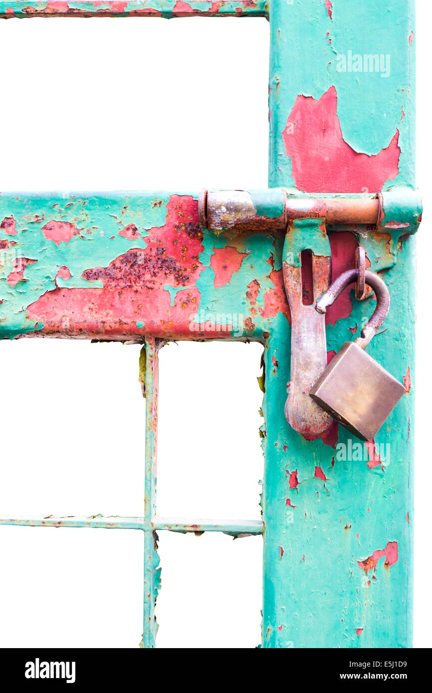 Old and rusty metal door with many and keyholes Stock Photo - Alamy