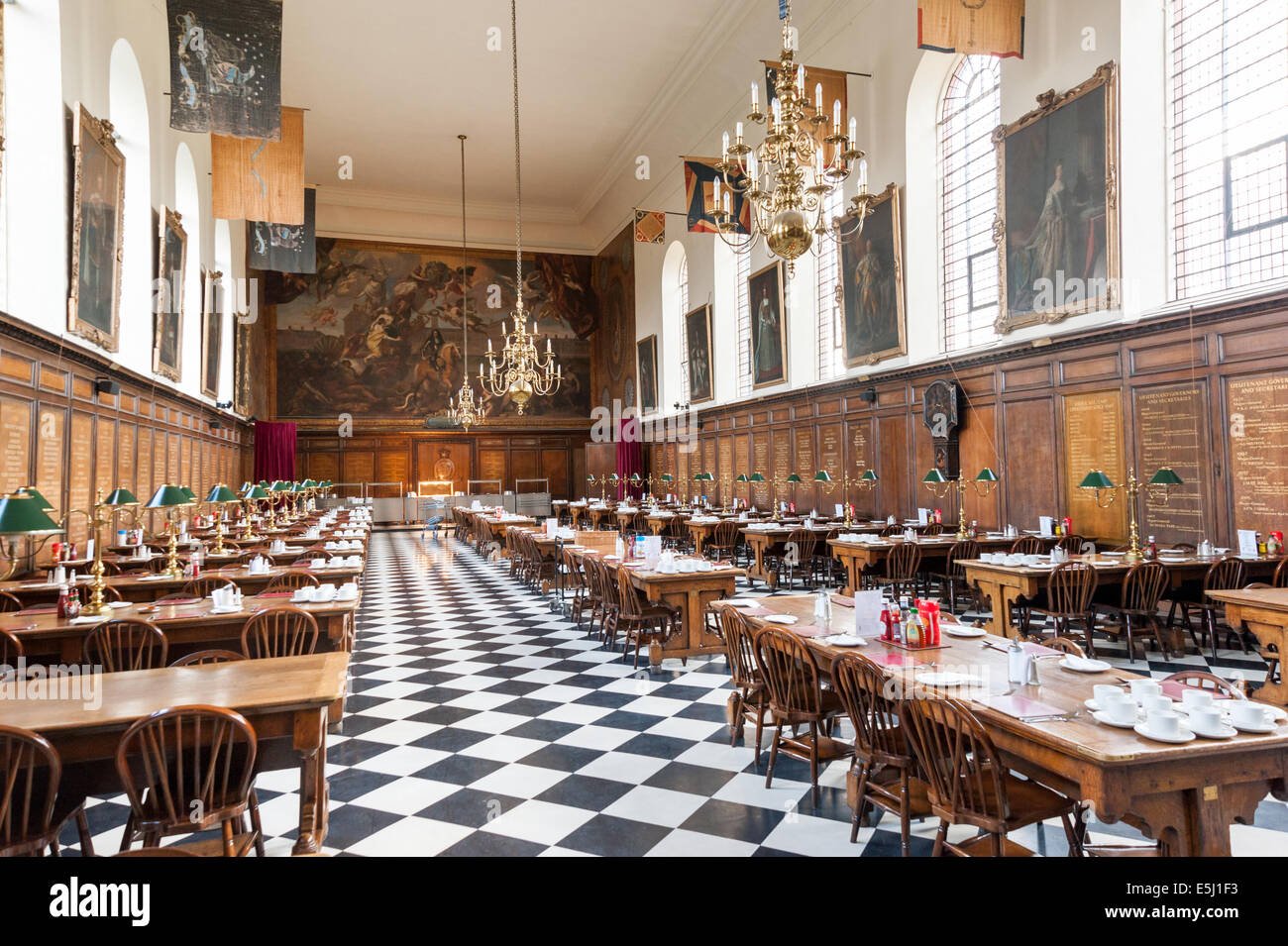The Great Hall at the Royal Hospital Chelsea in London, England, UK ...