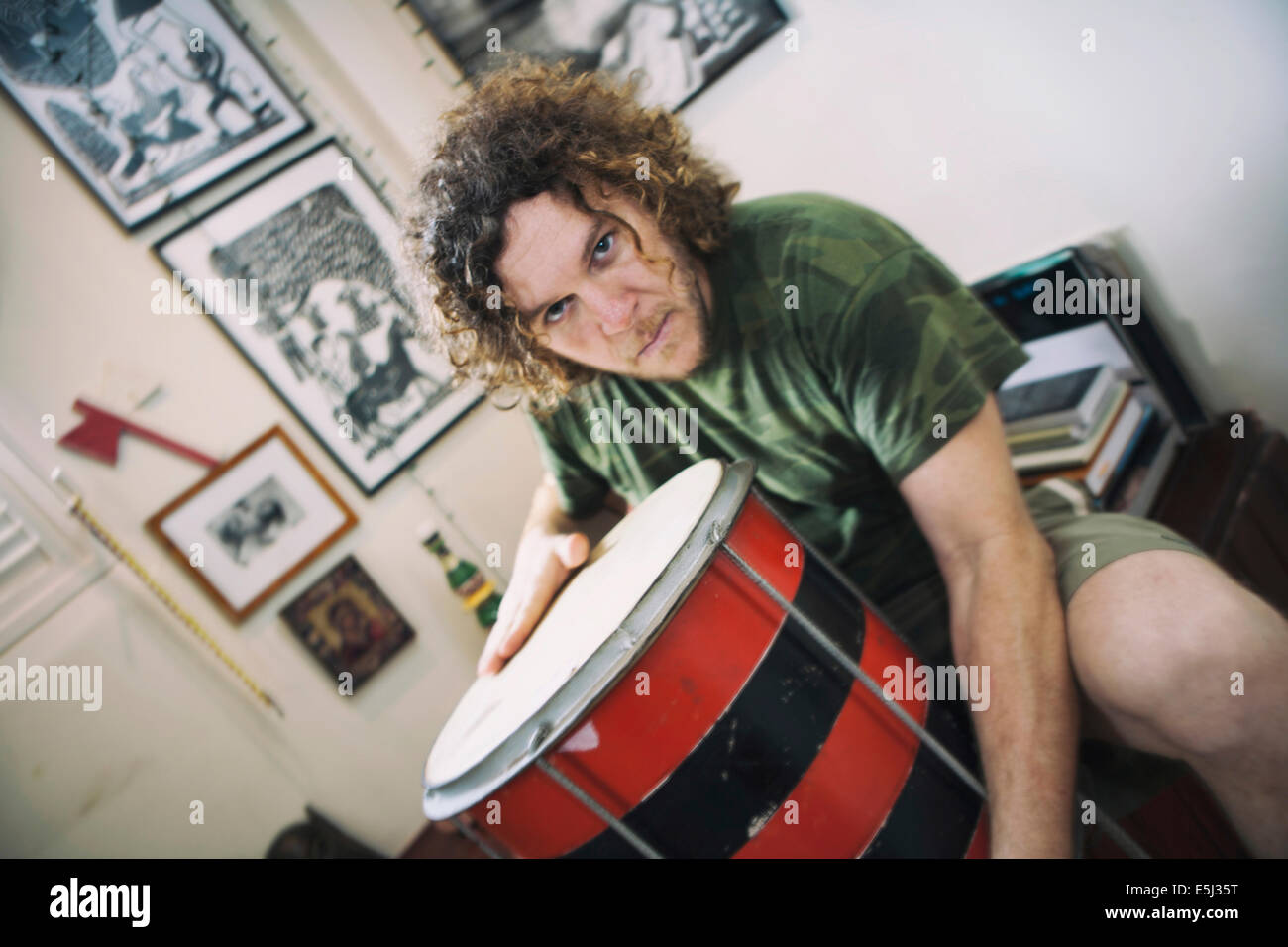 Brazilian singer and percussionist Otto Stock Photo - Alamy