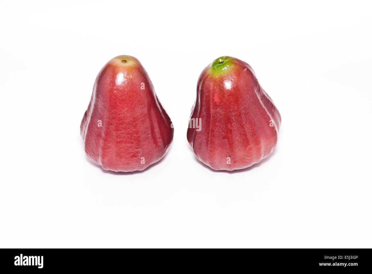 Rose apple on white Cut Out Stock Images & Pictures - Alamy