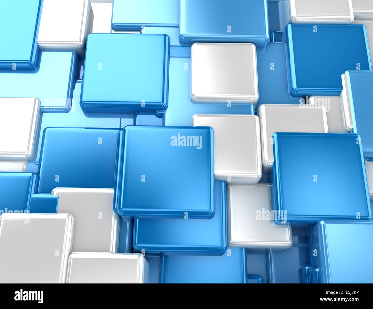 Blue rectangle abstract background hi-res stock photography and images ...