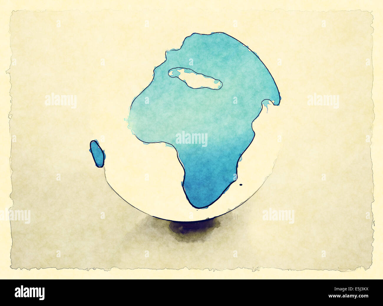 World map ball hi-res stock photography and images - Alamy
