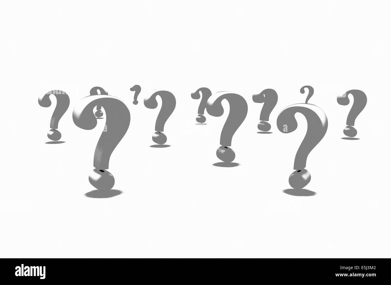 Uncertainty question Cut Out Stock Images & Pictures - Alamy