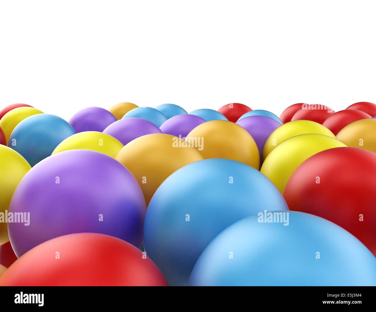 Background of multi color balls Stock Photo - Alamy