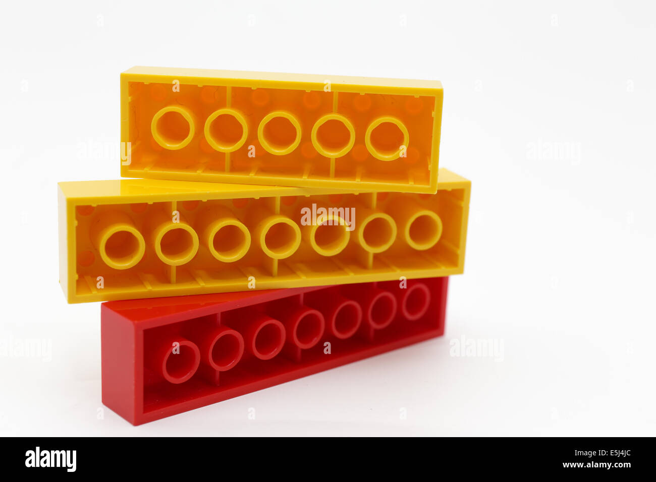 Plastic building blocks Stock Photo - Alamy