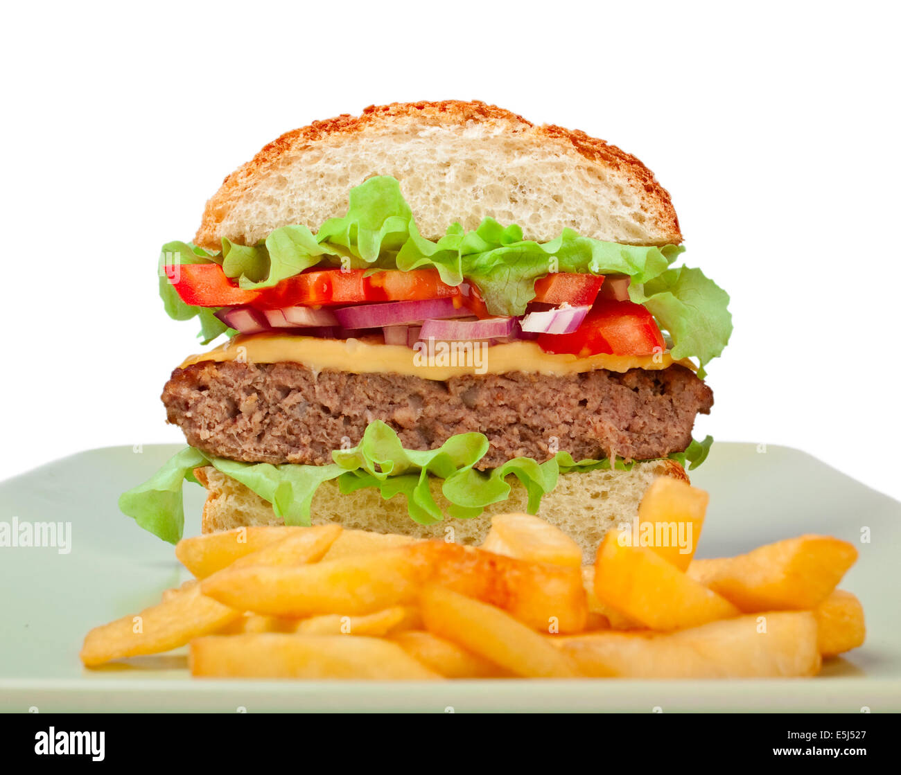 Triple cheeseburger hi-res stock photography and images - Alamy