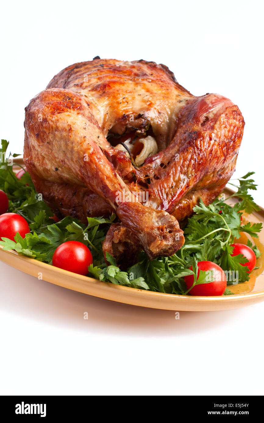isolated roasted turkey Stock Photo - Alamy