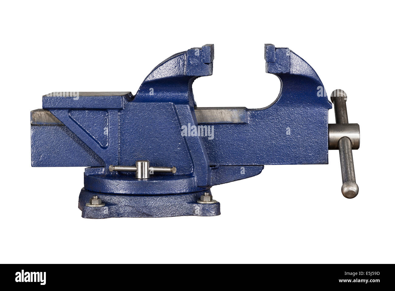 Table vise isolated on white Stock Photo - Alamy