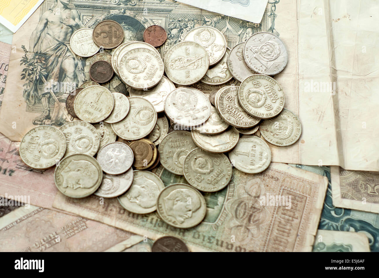 Old german banknotes hi-res stock photography and images - Alamy