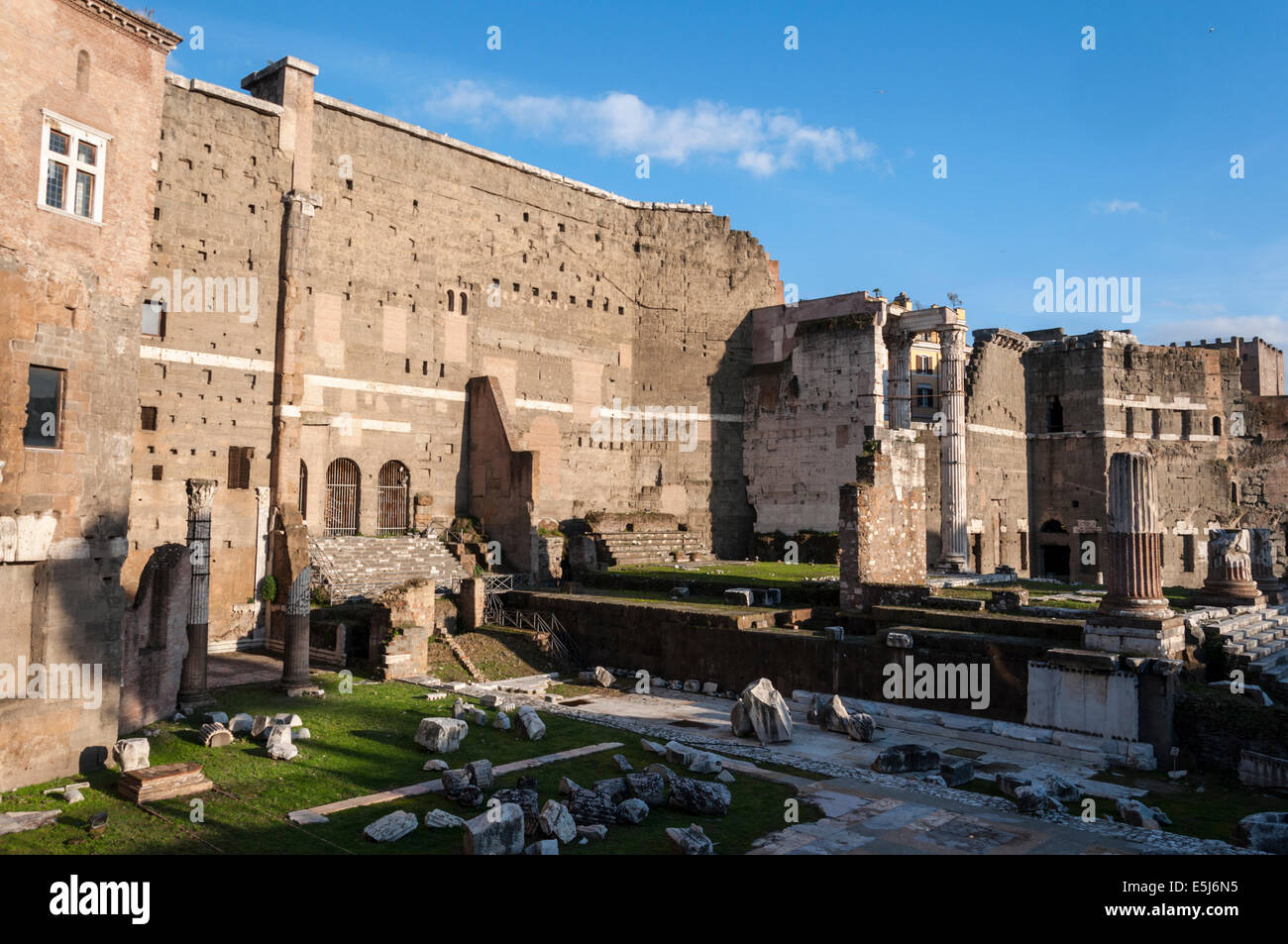 Temple of Trajan, Rome, Italy Stock Photo - Alamy