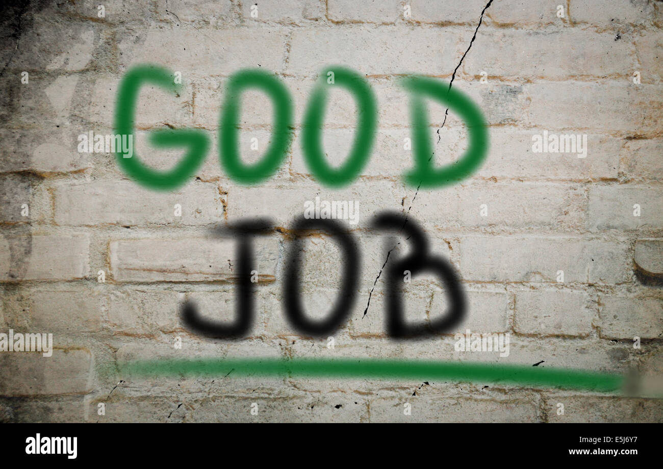 Good Job Concept Stock Photo - Alamy
