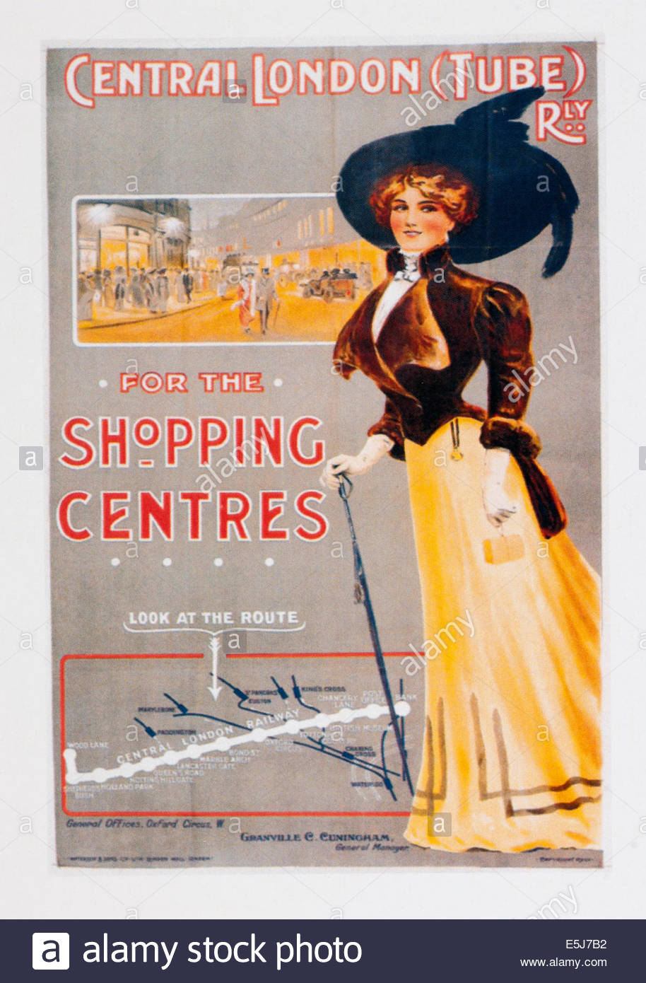 Vintage London Underground Poster High Resolution Stock Photography and ...