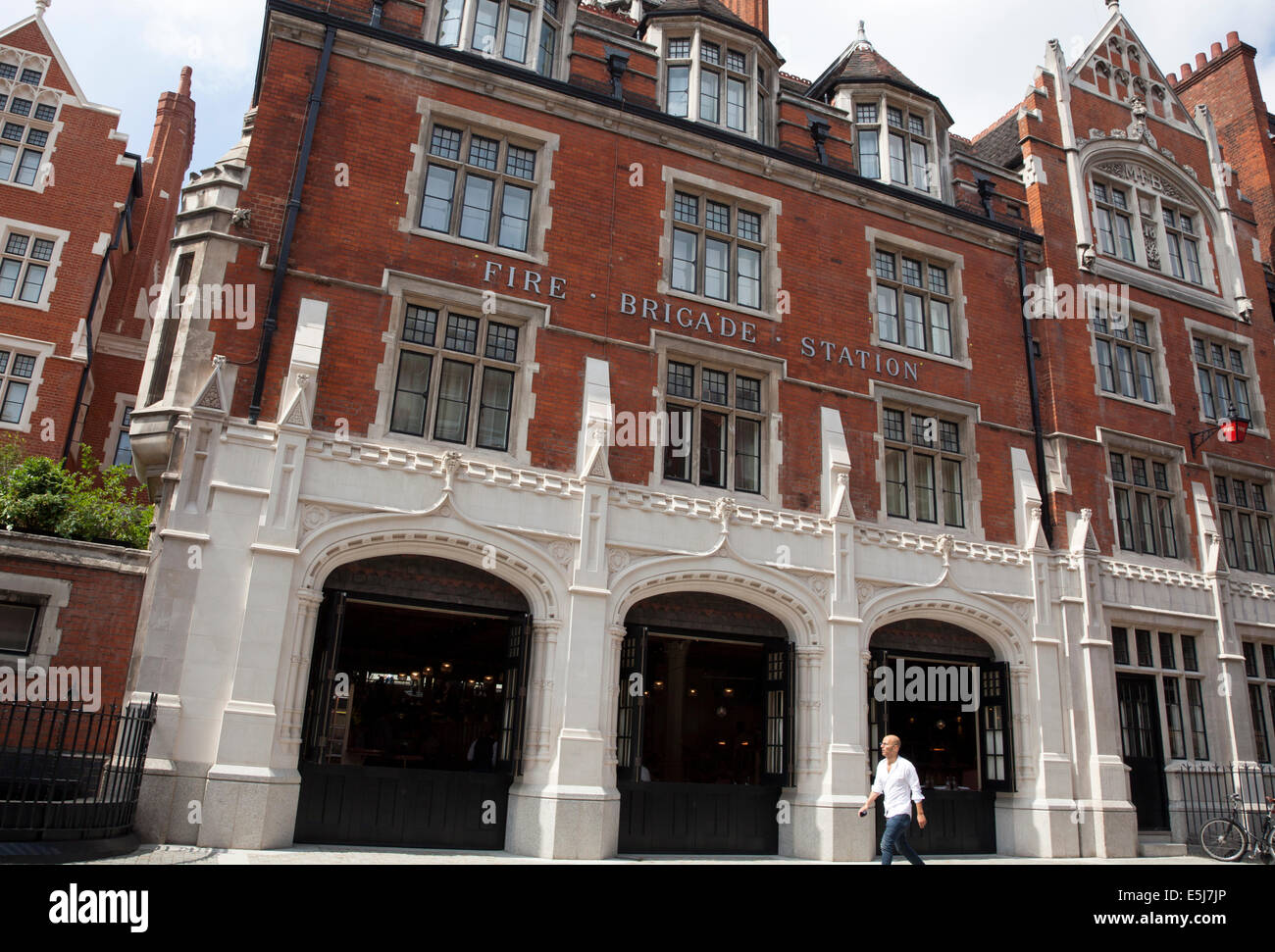 Chiltern Firehouse restaurant, Chiltern Street, Marylebone, London is ...