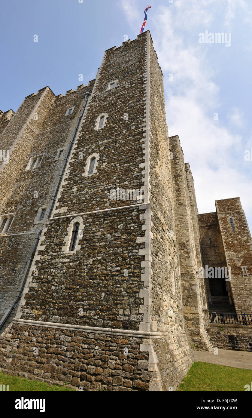 Dover Castle, Dover, Kent, England, UK - Henry II's Keep Stock Photo ...