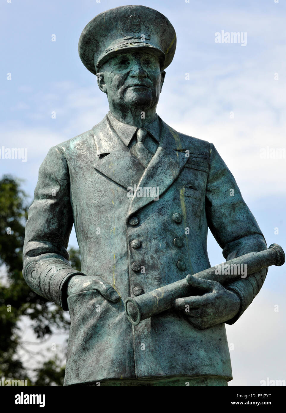 .Statue of Vice Admiral Sir Bertram Ramsey Stock Photo - Alamy