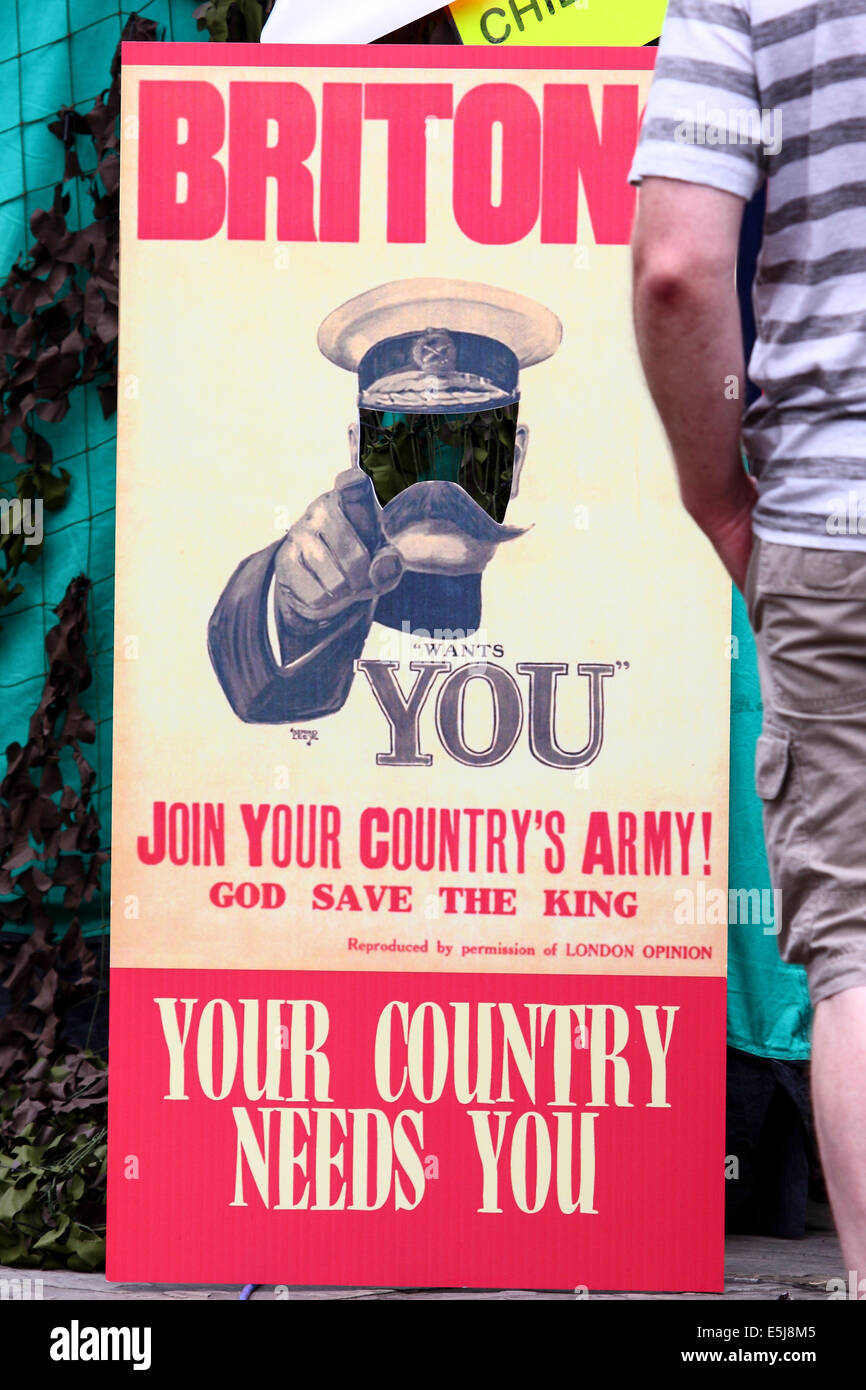 Centenary of the First World War recruitment poster Stock Photo - Alamy