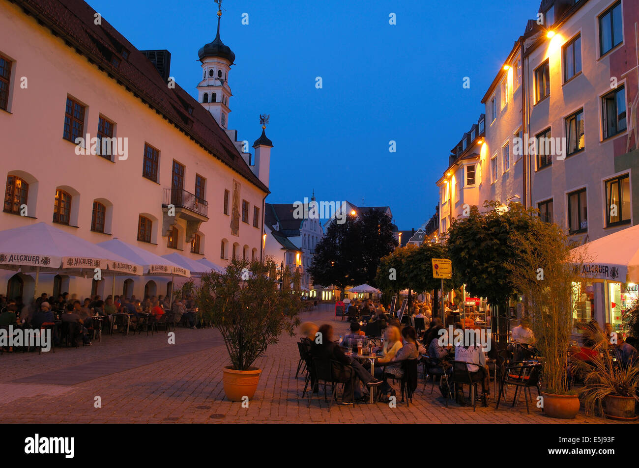 Kempten, Allgau, Town Hall, Rathaus, Allgaeu, Bavaria, Germany Stock ...