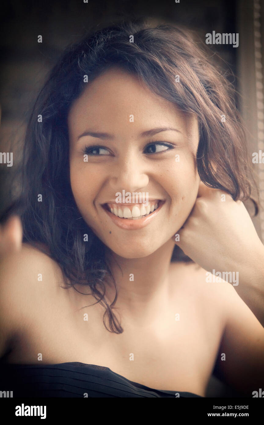 Cape verdean woman portrait hi-res stock photography and images - Alamy