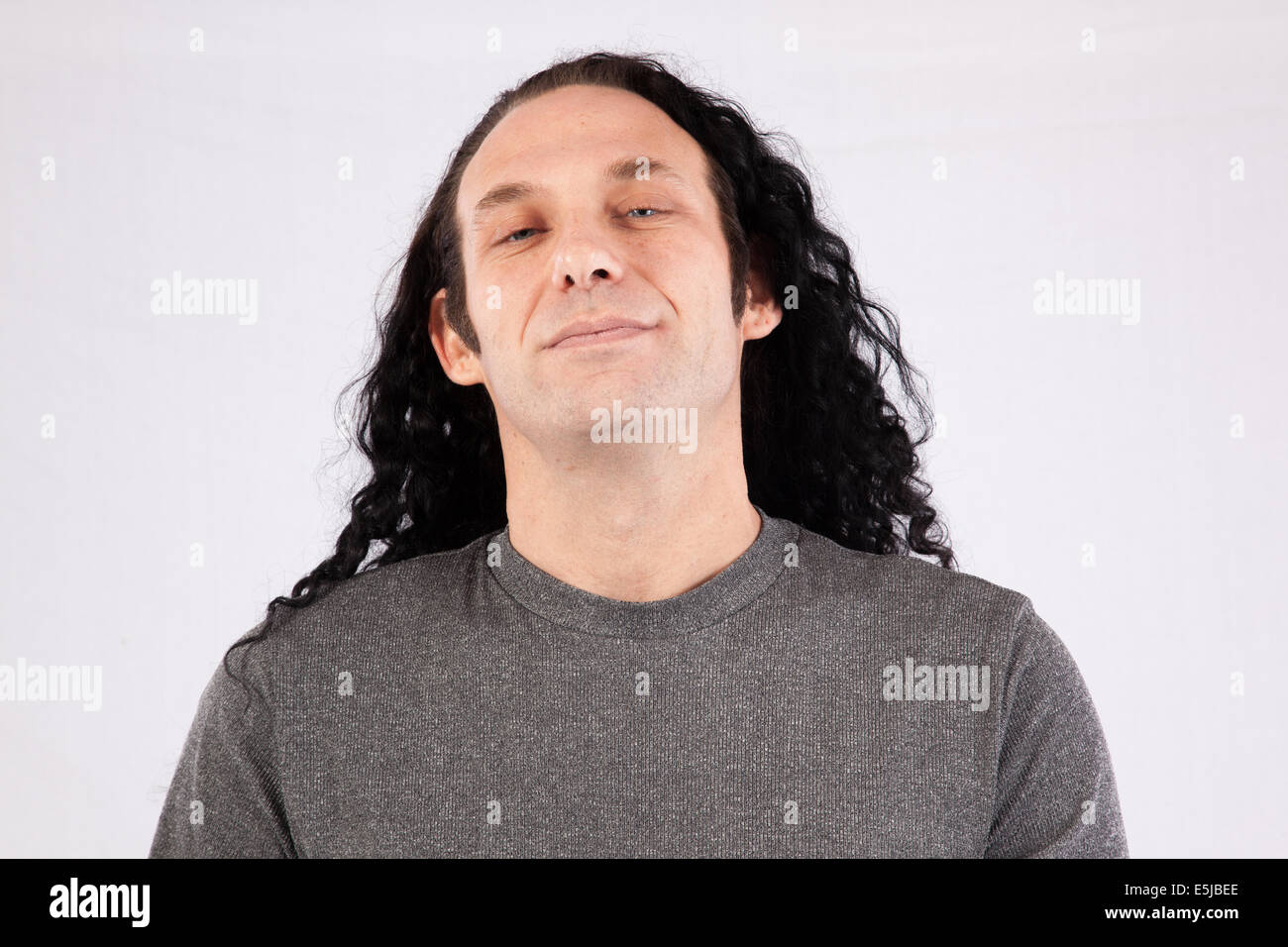 Long hair caucasian hi-res stock photography and images - Alamy