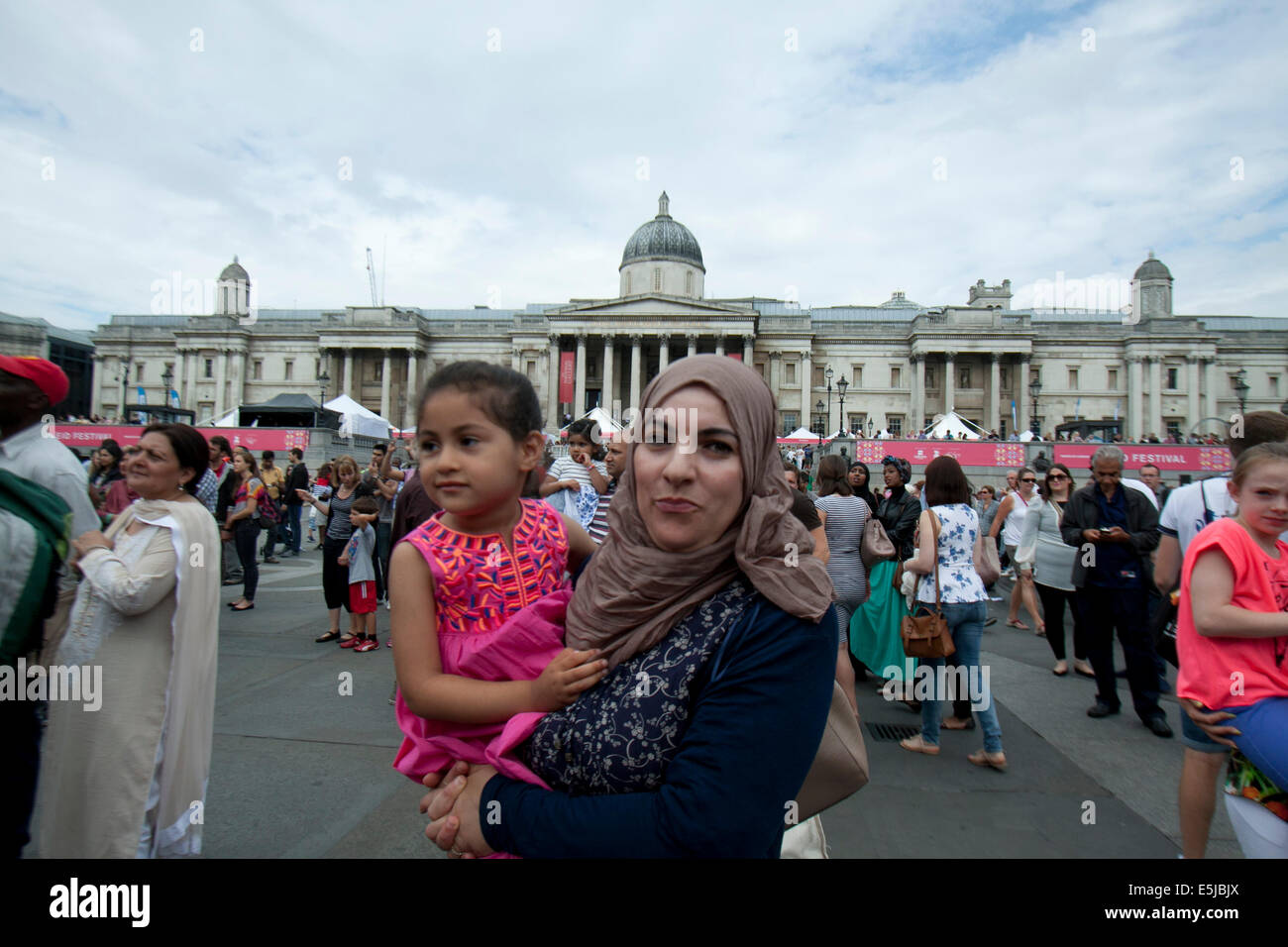 Muslim in london praying in public hi-res stock photography and images ...