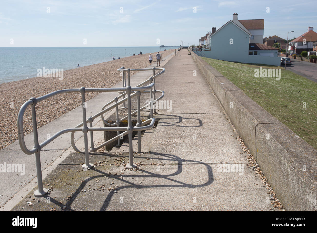 Deal sea flood defences Kent UK England Europe Stock Photo - Alamy