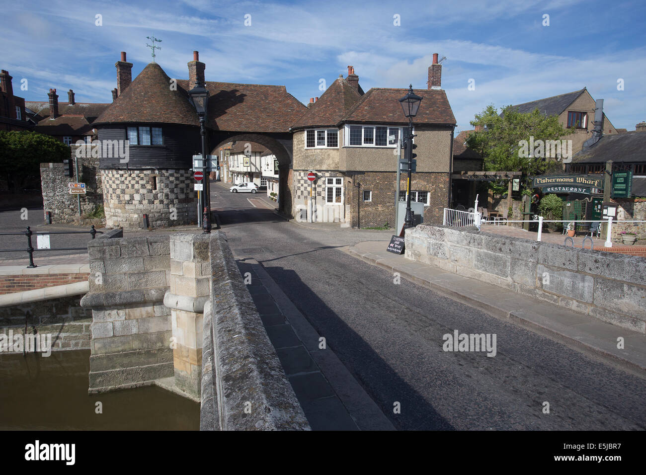 Sandwich town centre center Kent England UK Europe Stock Photo - Alamy