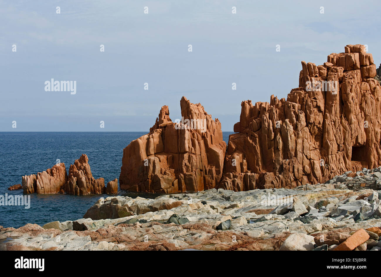 The red rocks of Arbatax Stock Photo - Alamy