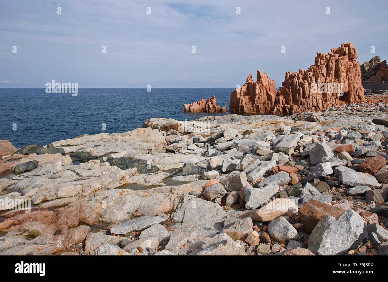 The red rocks of Arbatax Stock Photo - Alamy
