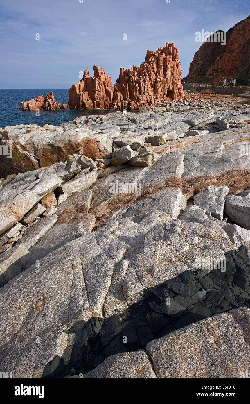 The red rocks of Arbatax Stock Photo - Alamy