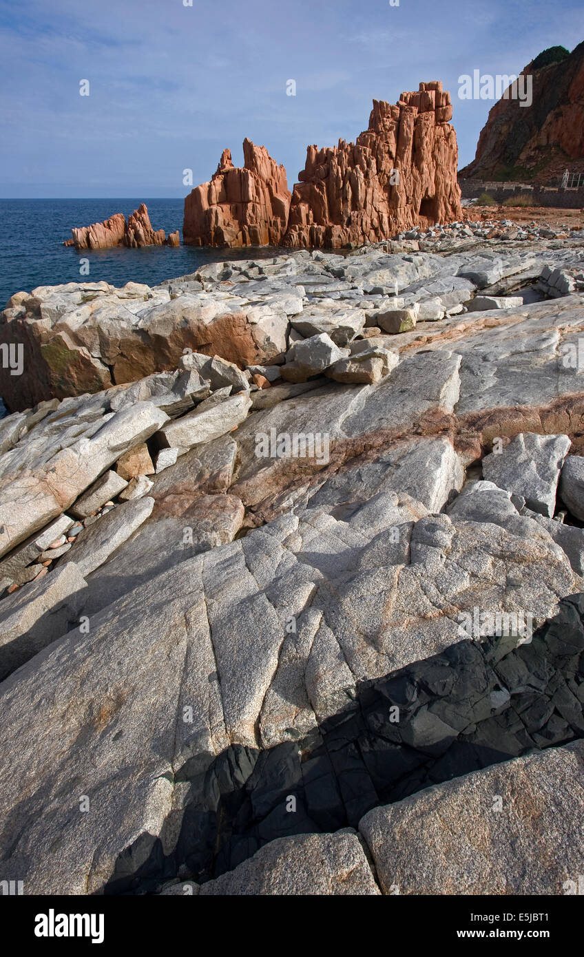 The red rocks of Arbatax Stock Photo - Alamy