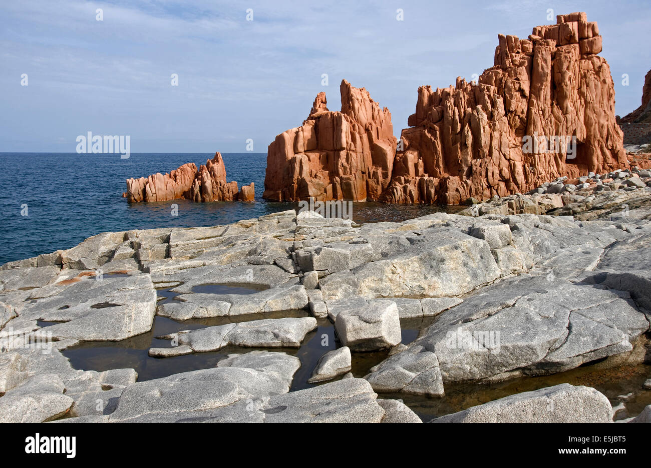 The red rocks of Arbatax Stock Photo - Alamy