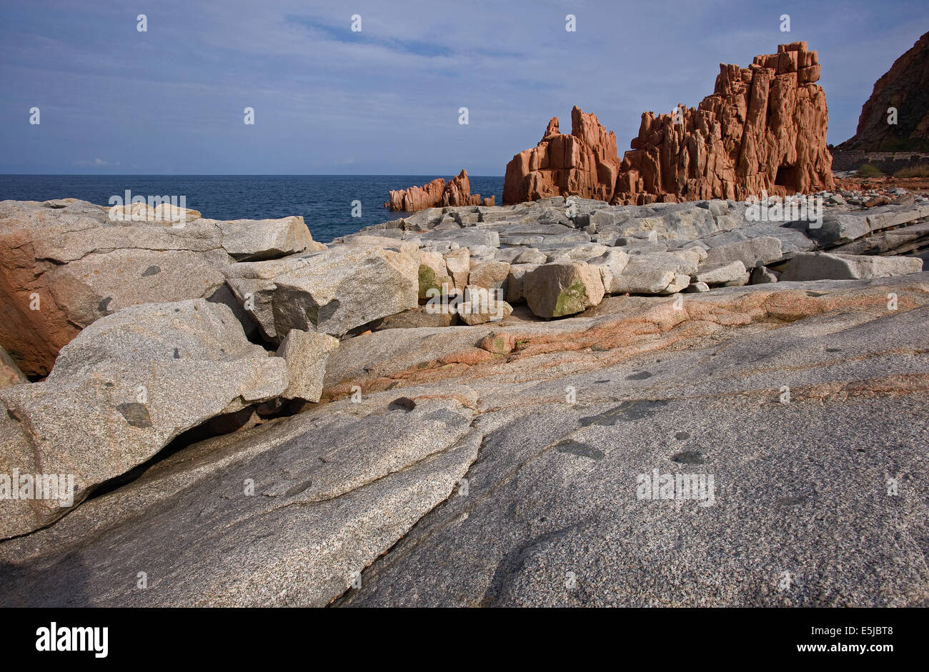The red rocks of Arbatax Stock Photo - Alamy