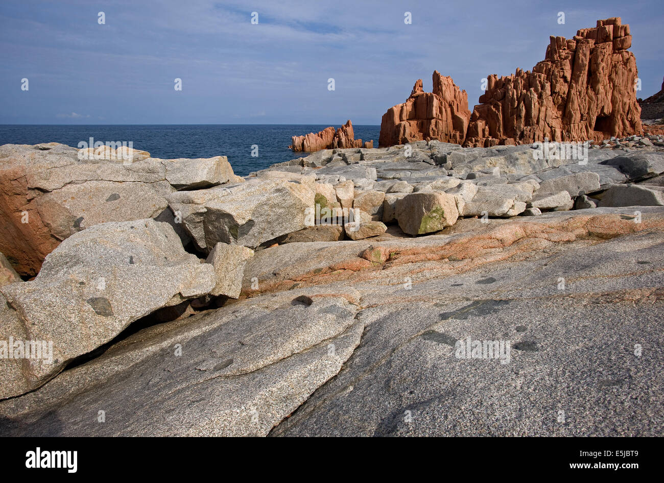 The red rocks of Arbatax Stock Photo - Alamy