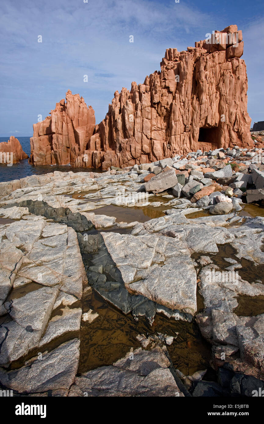 The red rocks of Arbatax Stock Photo - Alamy