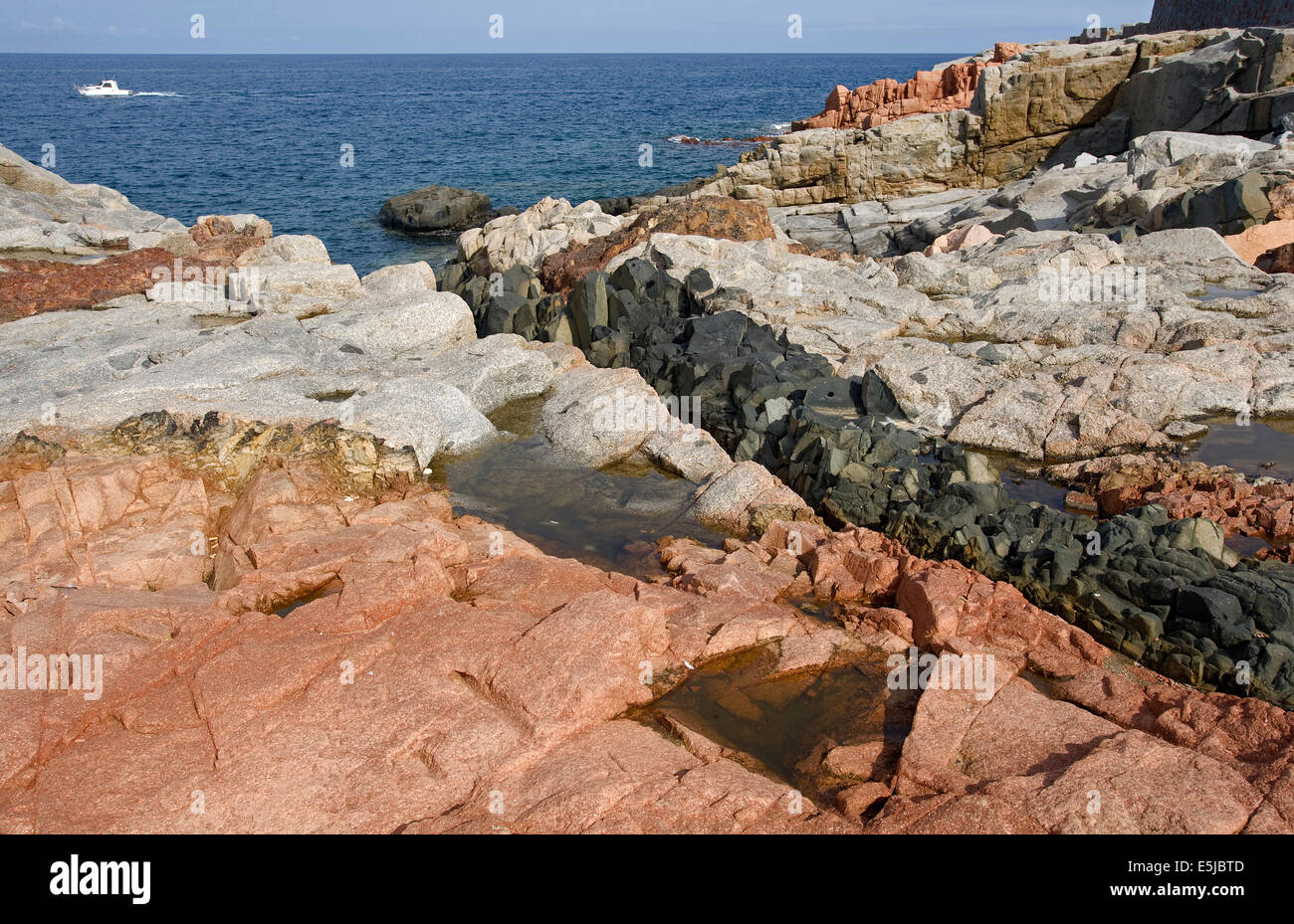 The red rocks of Arbatax Stock Photo - Alamy