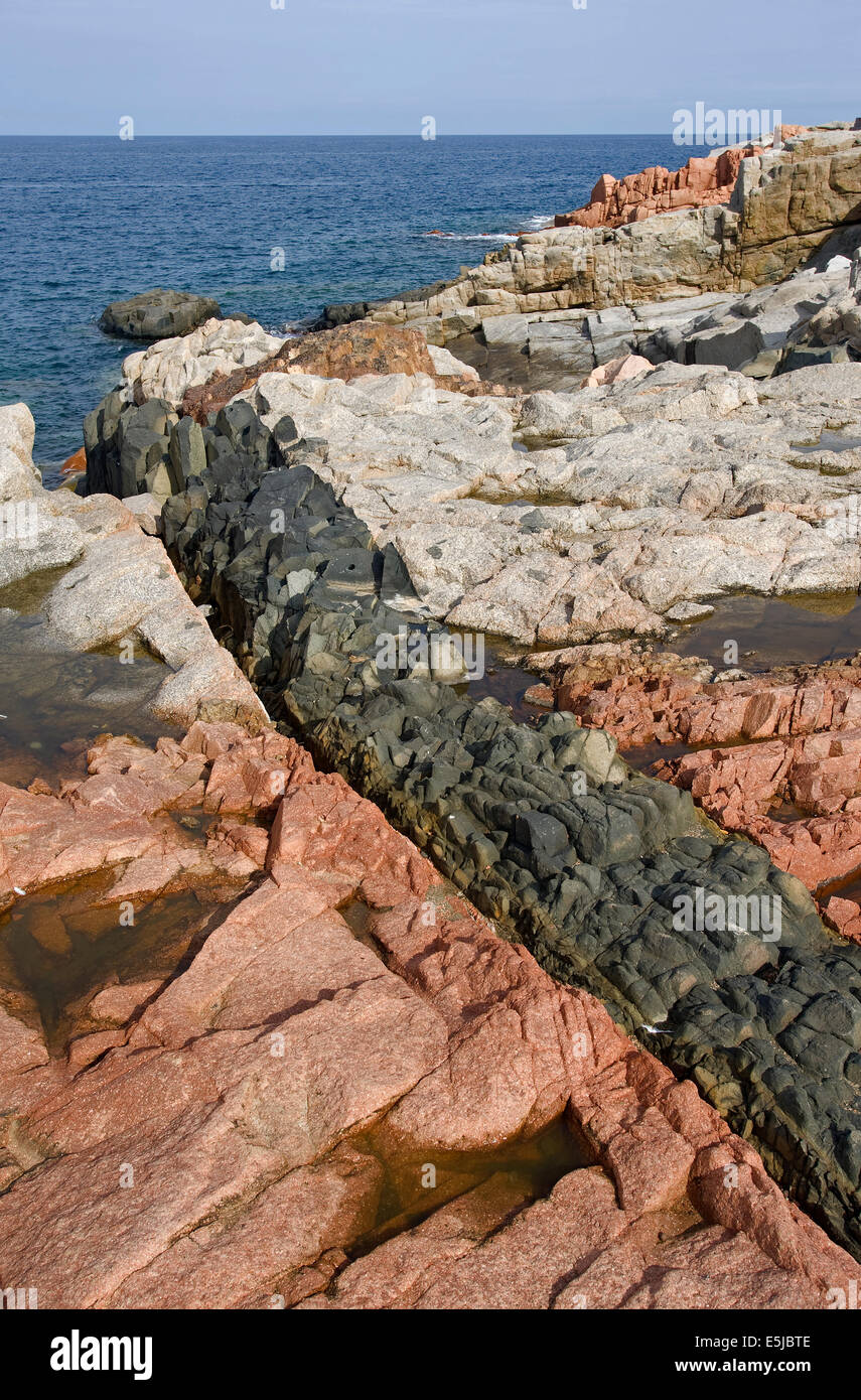 The red rocks of Arbatax Stock Photo - Alamy