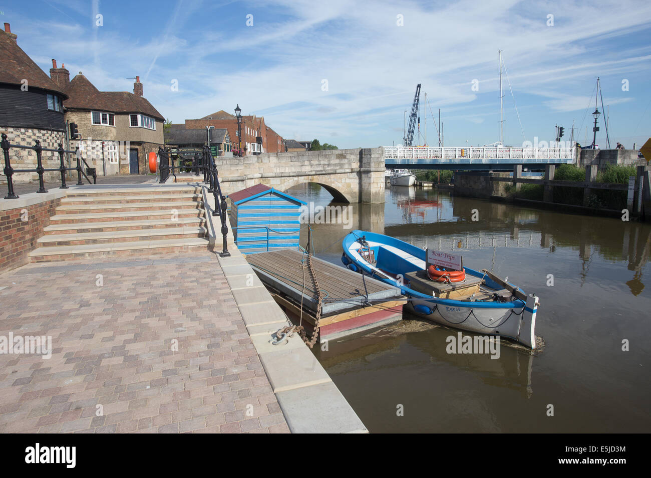 Sandwich town centre center Kent England UK Europe Stock Photo - Alamy