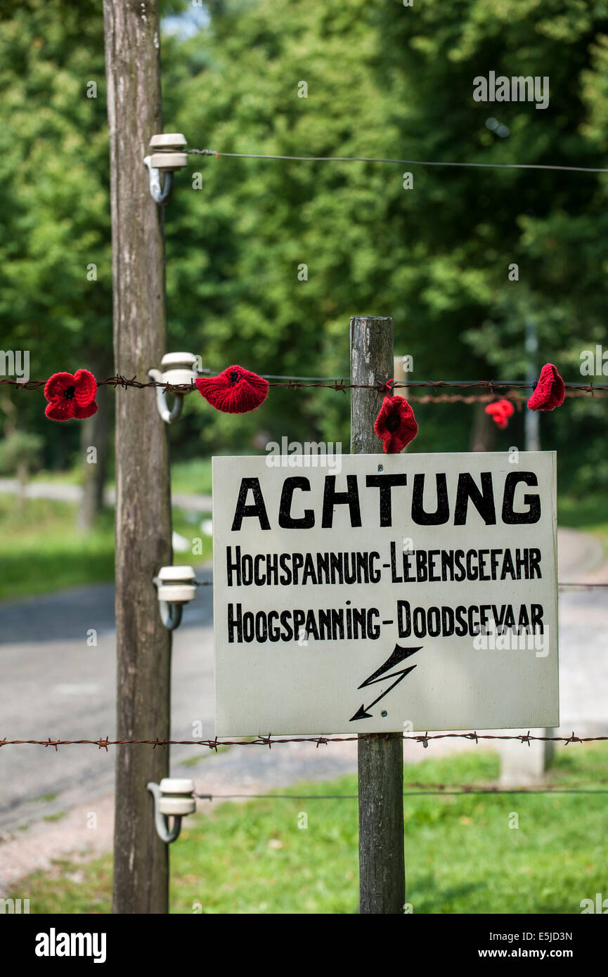 Wire of Death / Dodendraad, electric fence to control the Dutch-Belgian ...