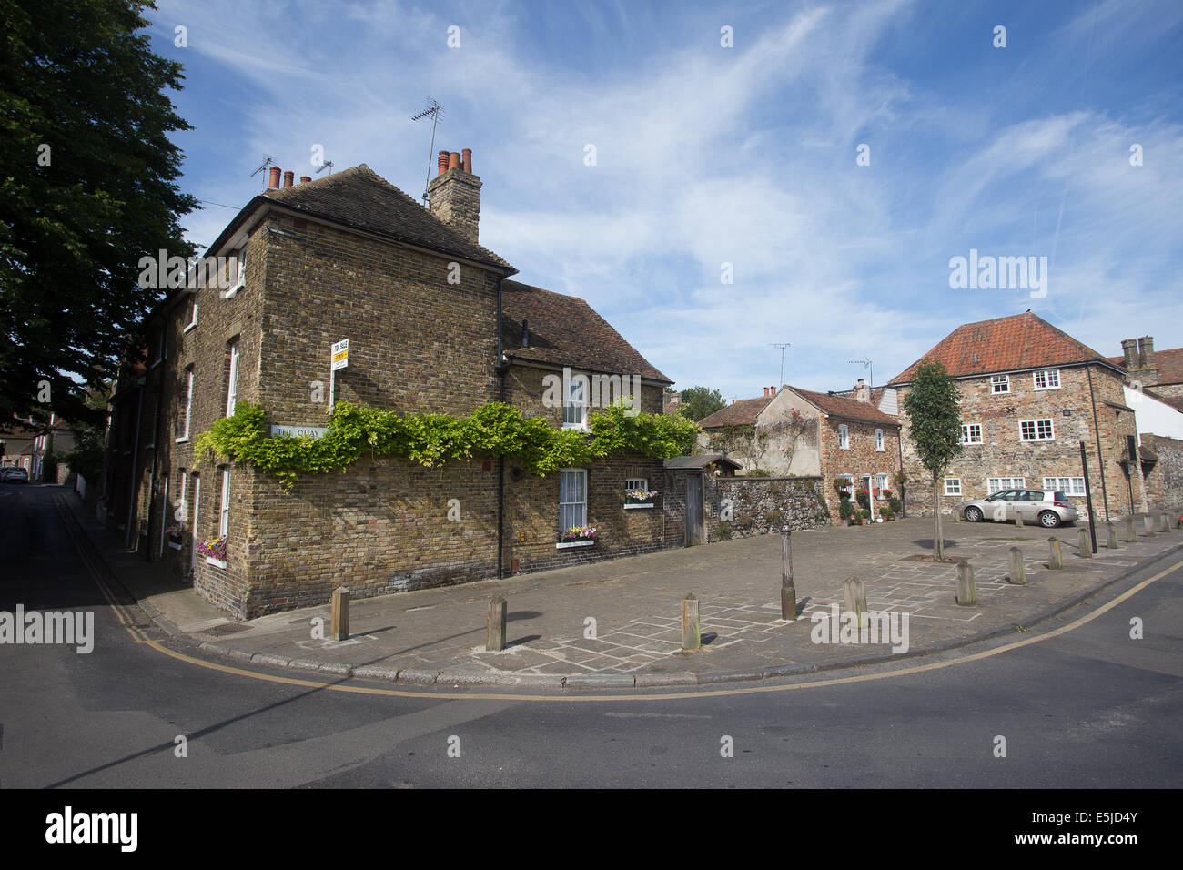 Sandwich town centre center Kent England UK Europe Stock Photo - Alamy