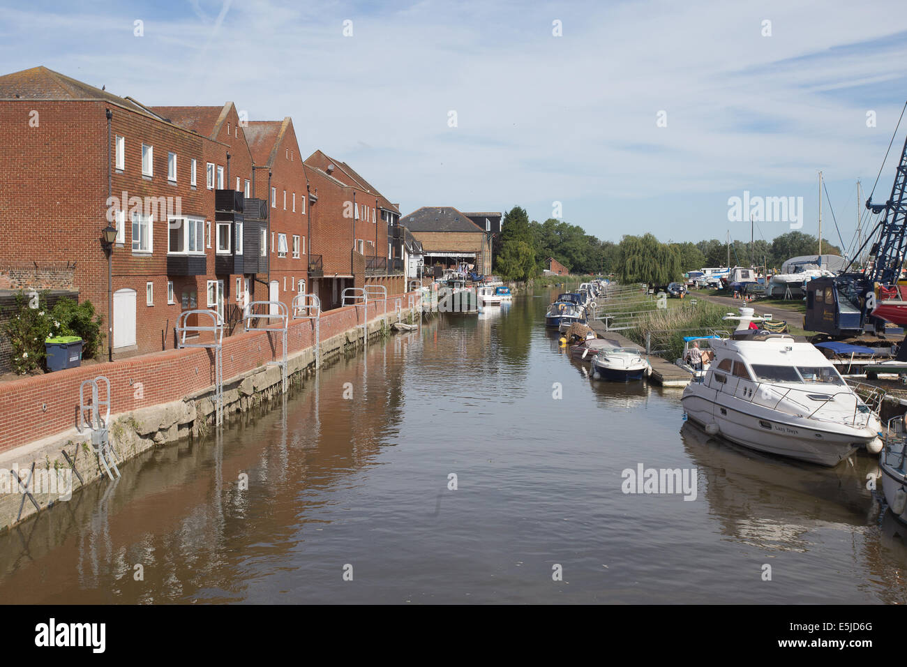 Sandwich town centre center Kent England UK Europe Stock Photo - Alamy