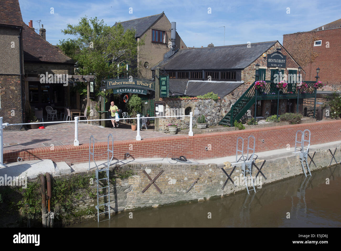 Sandwich town centre center Kent England UK Europe Stock Photo - Alamy