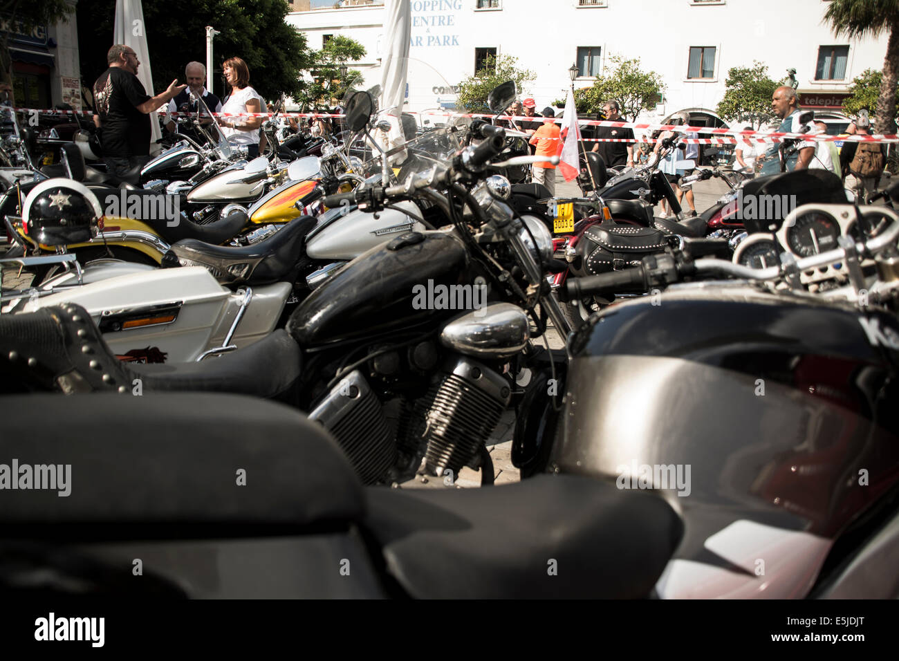 Gibraltar. 2nd Aug, 2014. The Annual Gibraltar Motorcycle Rally took ...